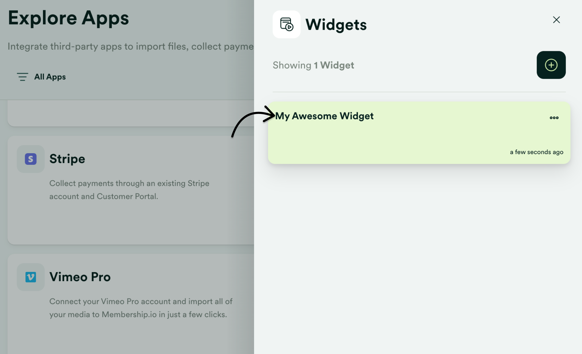 How to create a search widget